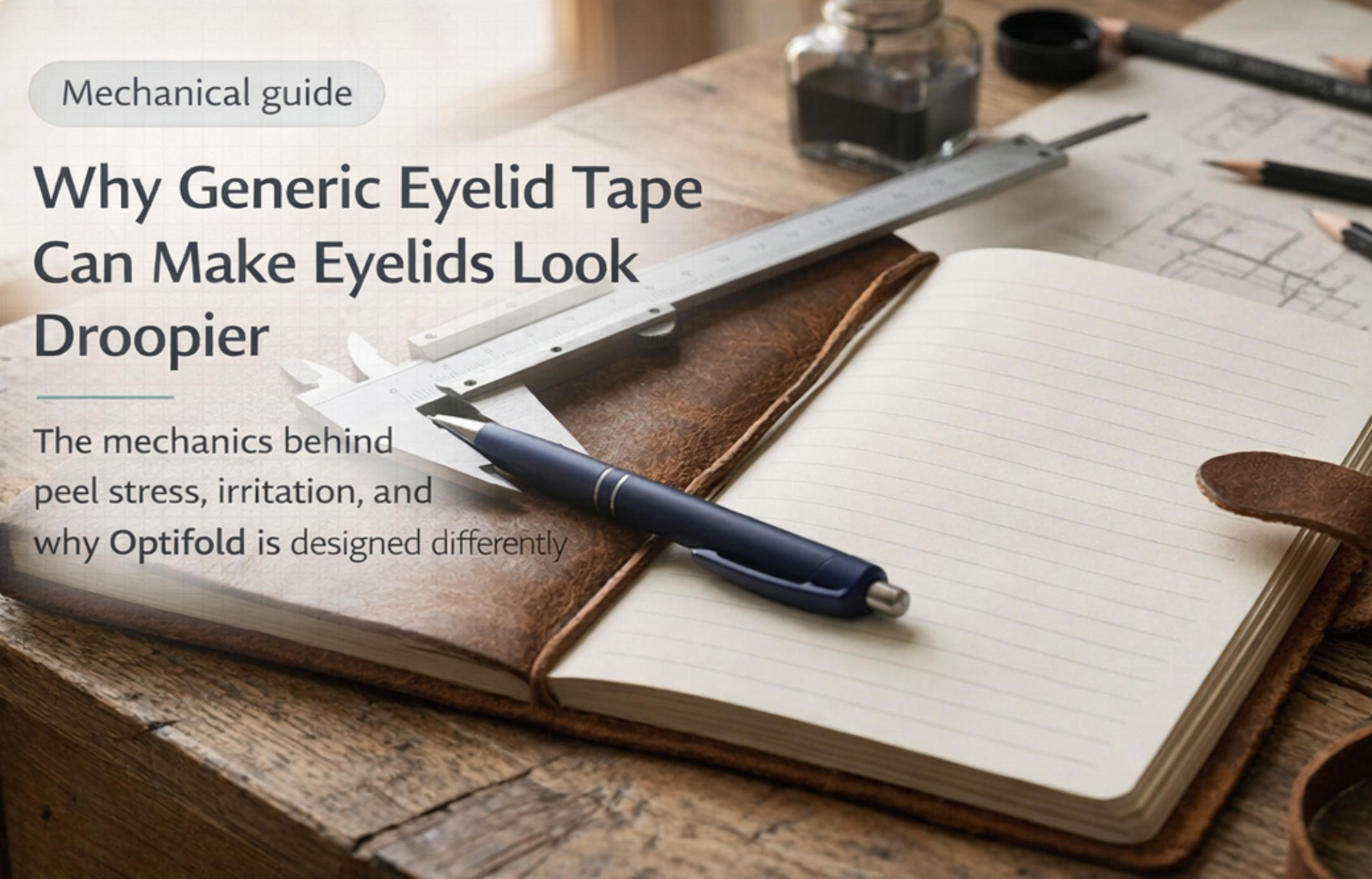 Why Generic Eyelid Tape Can Make Eyelids Look Droopier – OPTIFOLD